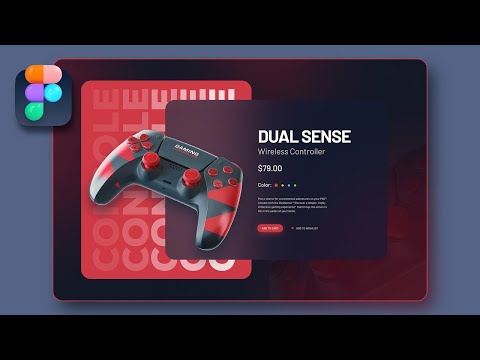 Gaming console UI Design template for Figma by GTAMC Vfx