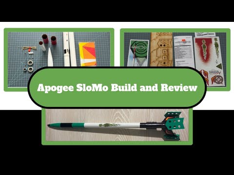 Apogee SloMo Model Rocket Kit Build and Review - YouTube