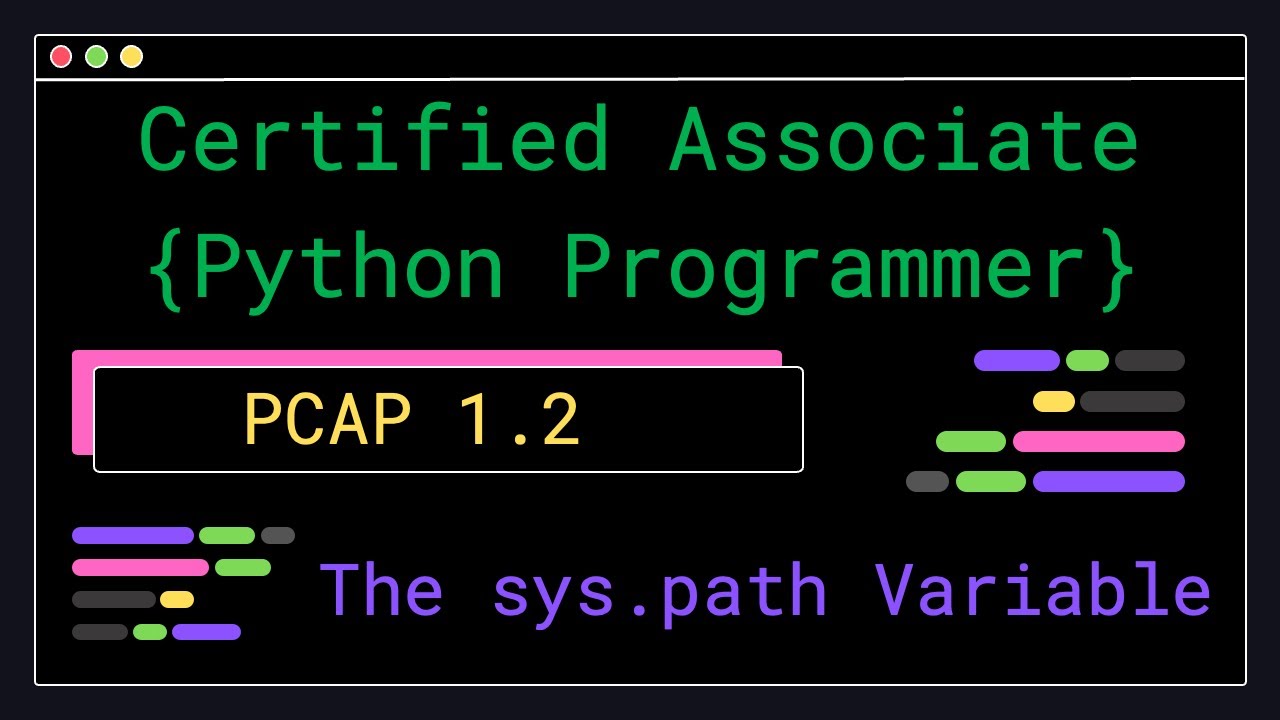 PCAP 1.2 - The sys.path Variable - Certified Associate Python ...
