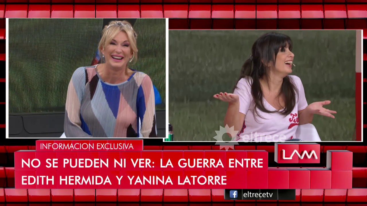 Tremenda tensión entre Yanina Latorre y Edith Hermida por los palitos ...