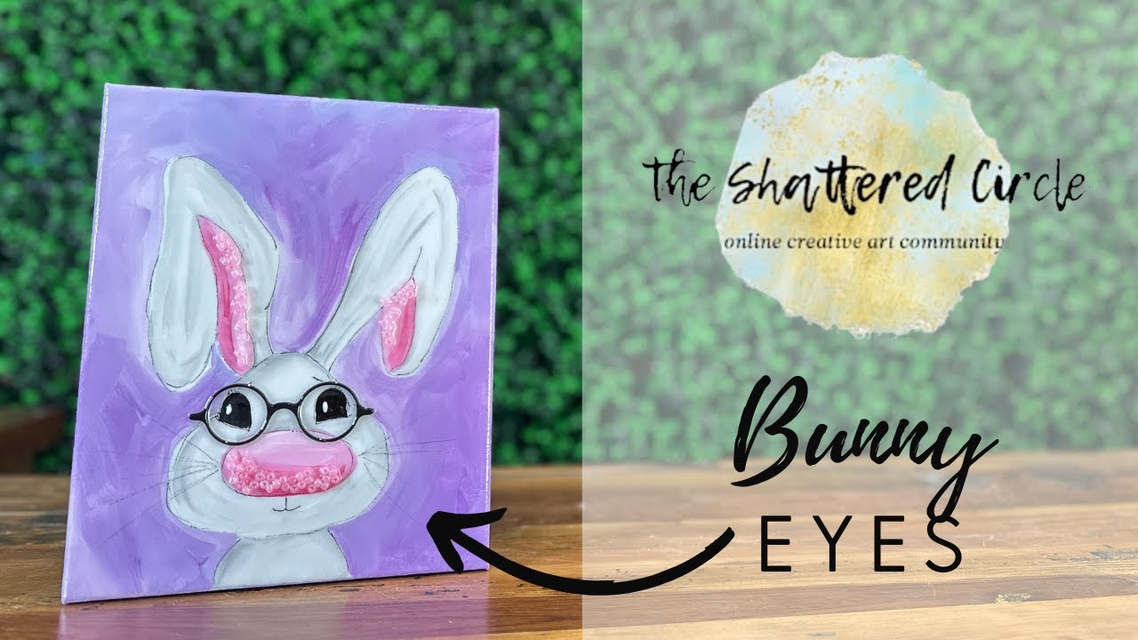Bunny Eyes (Beginner Glass & Resin Art Tutorial) - YouTube