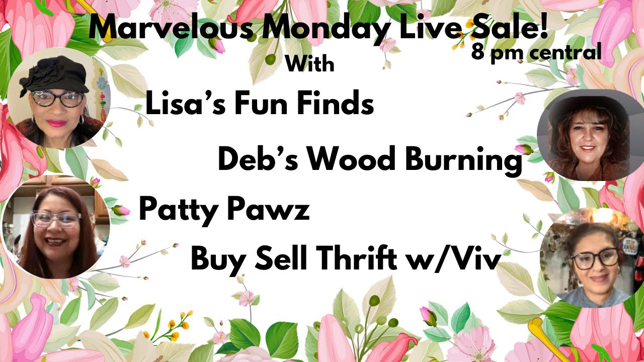 Marvelous Monday Live Sale! - YouTube