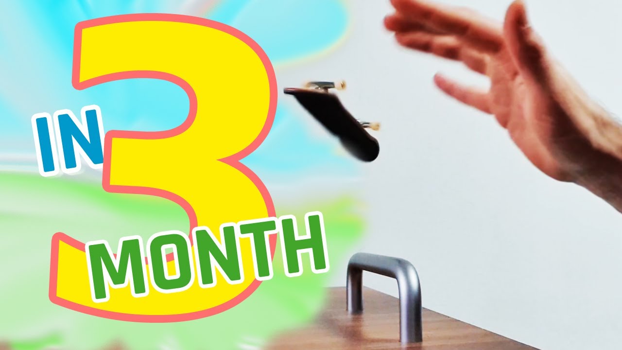 I learned how to fingerboard in 3 month - YouTube