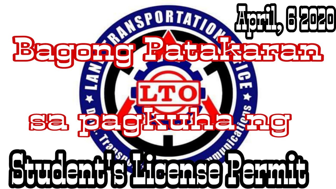 #HOW TO GET A STUDENT LICENSE_PERMIT_ LTO 2020 - YouTube
