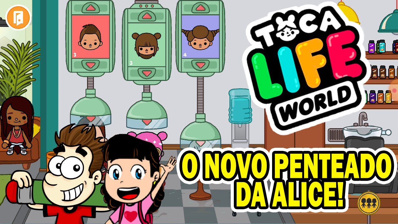 Novos Penteado da Alice no Toca Life World - Gameplay - YouTube
