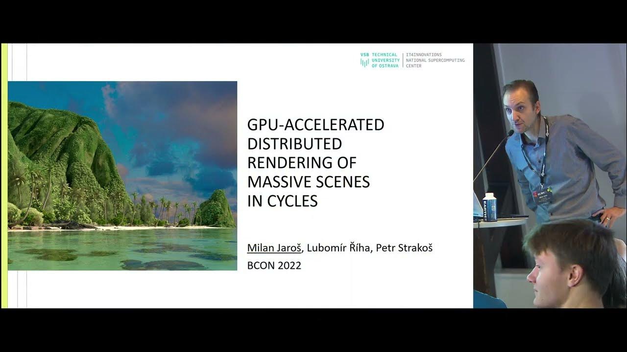 GPU-accelerated distributed rendering of massive scenes in Cycles - YouTube