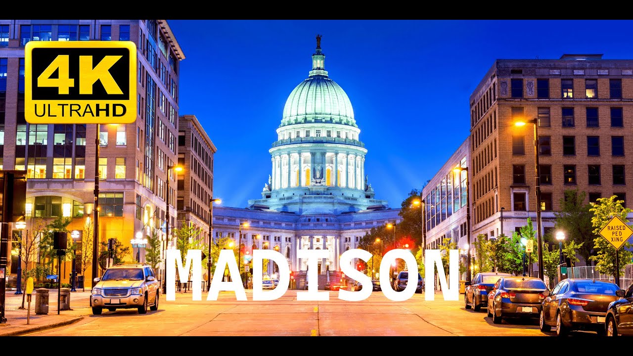 Beauty of Madison, Wisconsin USA in 4K| World in 4K - YouTube