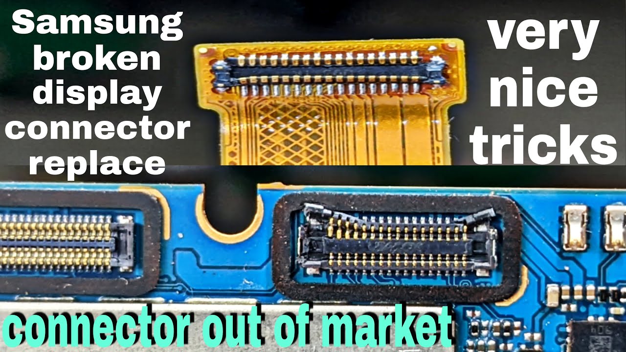 how to replace display connector | how to manage display connector ...