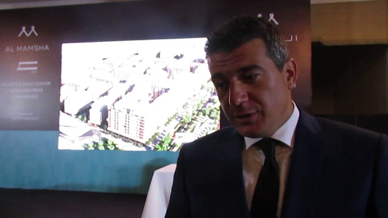 ALEF Group MD, Issa Ataya speaking to the Media at launch of project in ...