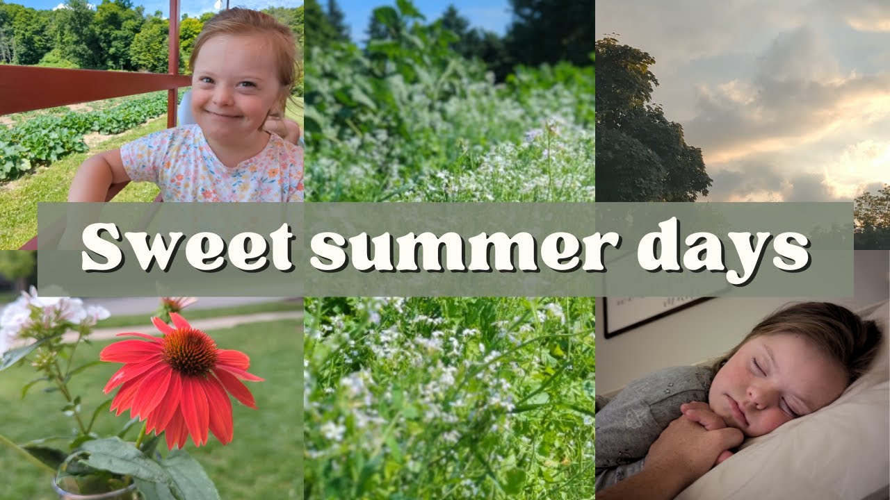 SUMMER DAYS IN OUR LIFE! Swimming, baking, and a trip to the farm! ☀️🌷 ...