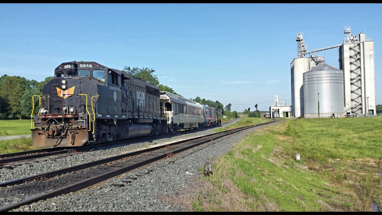L&C FRA Inspection Train 12 With L&C Leader 9548 At Richburg SC On The ...