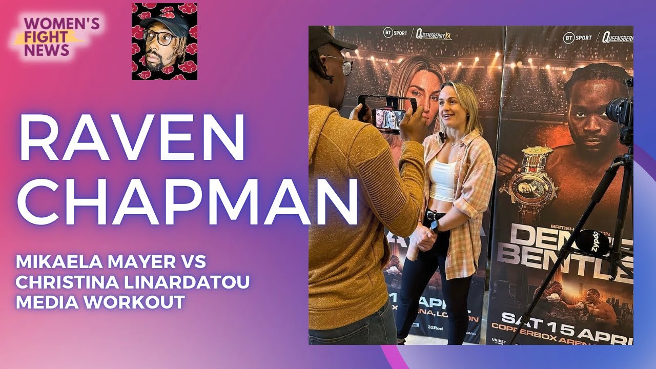 Raven Chapman at Mikaela Mayer Vs Christina Linardatou Media Workout ...