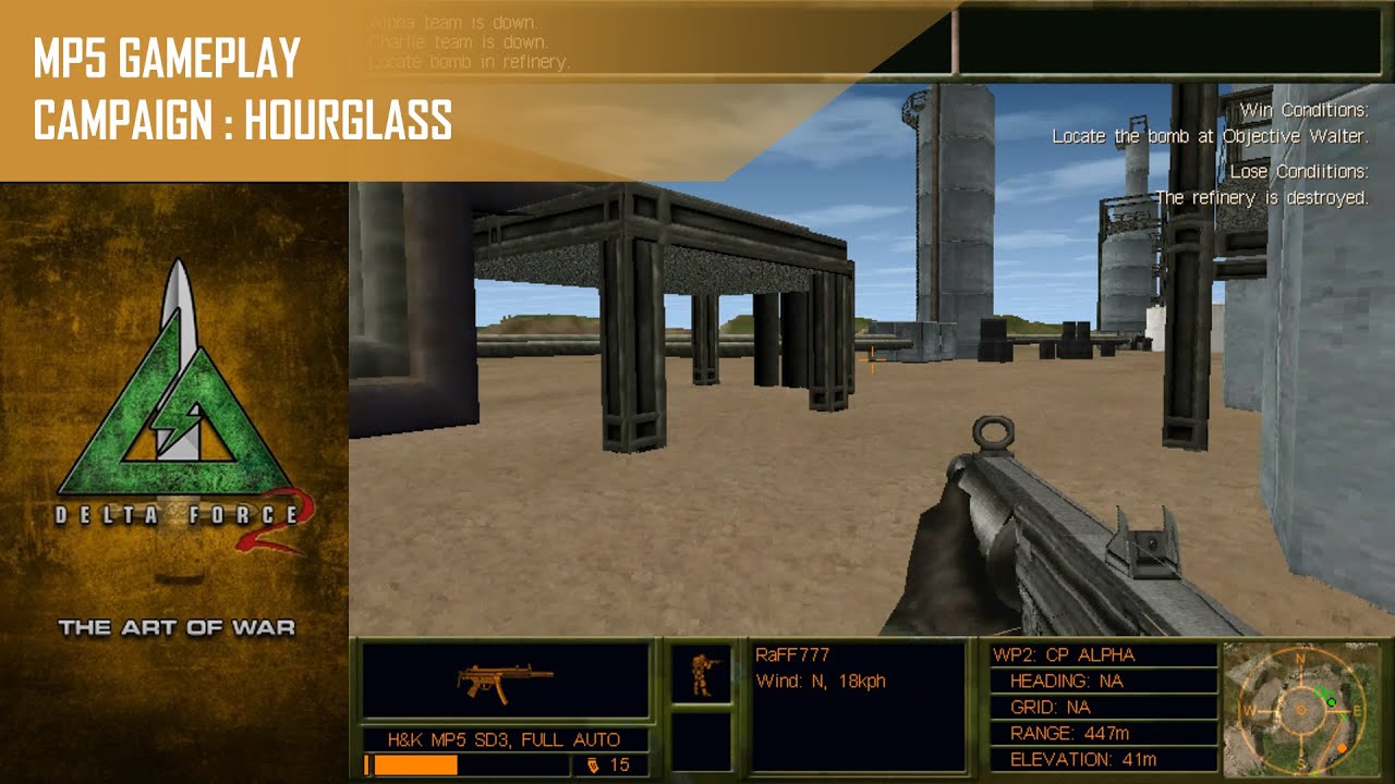 Delta Force 2 (1999) - PC - MP5 Gameplay - Campaign - Hourglass - Hard ...
