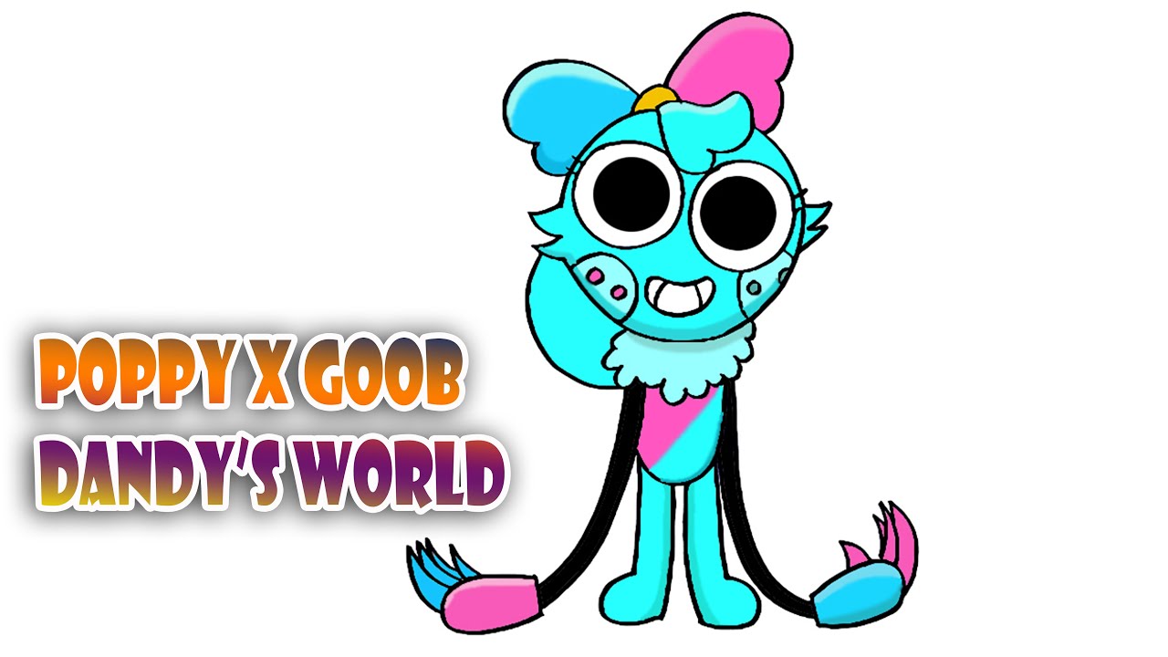 How to Draw Gooby | Poppy x Goob - Fanmade Dandy's World Character ...