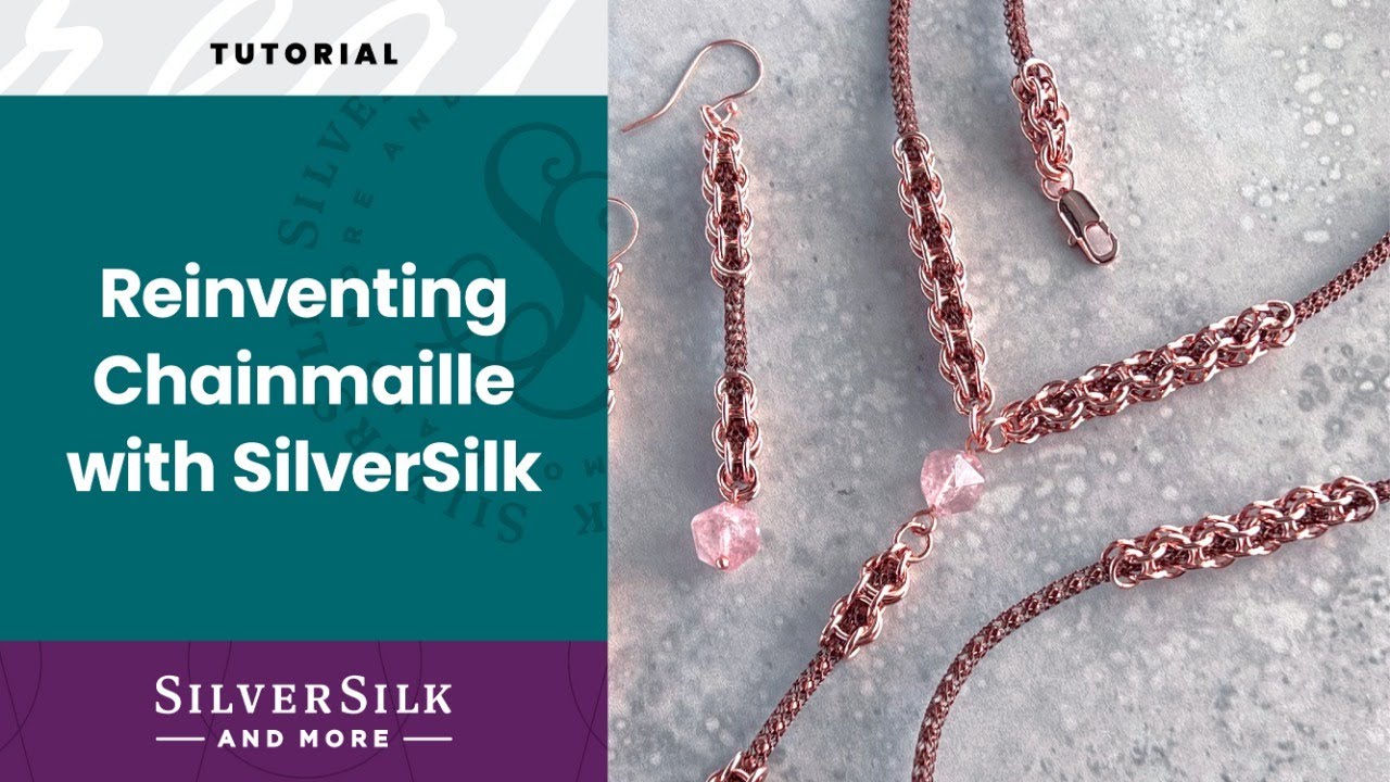 How to Make Chainmaille Jewelry on SilverSilk - YouTube