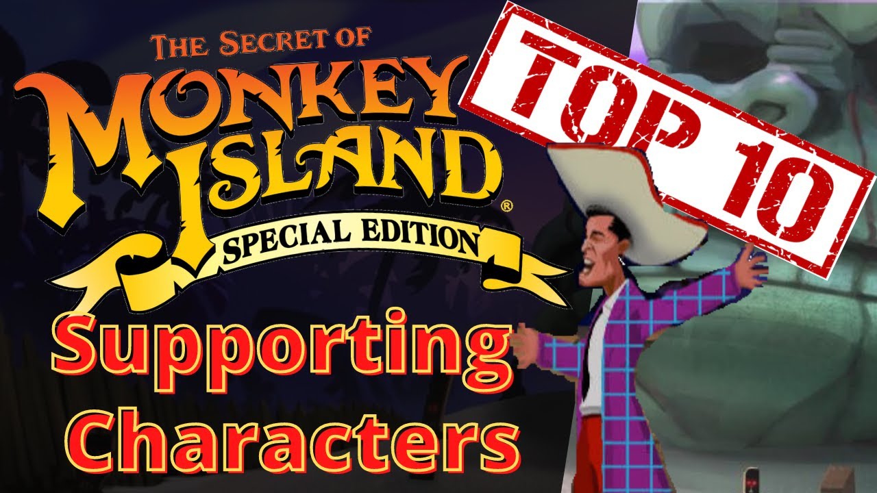 Top Ten Supporting Characters in Monkey Island - YouTube