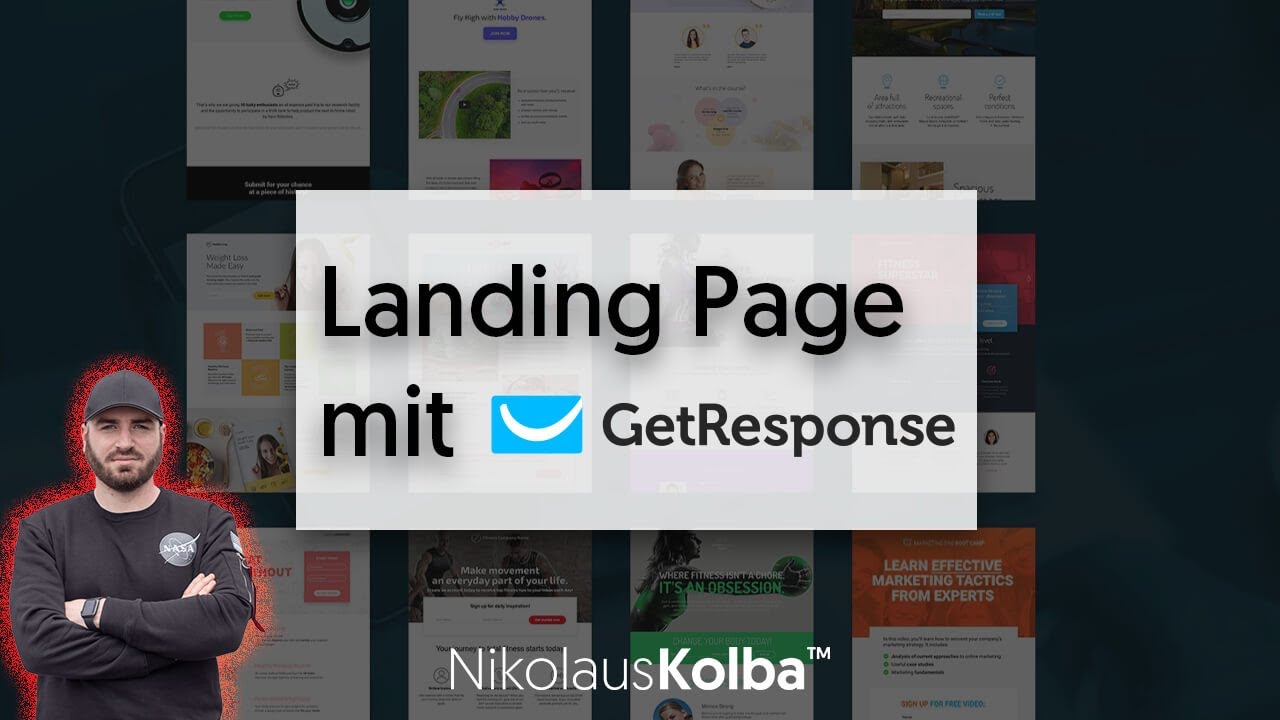 Landing Page mit GetResponse erstellen - Tutorial - YouTube