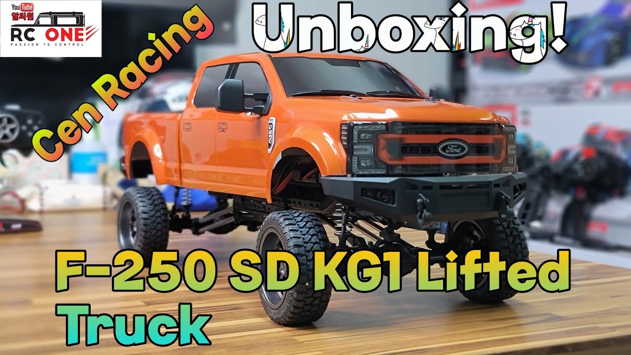 [RC CAR 알씨카]_CEN RACING 1/10 Ford F-250 SD KG1 Lifted Truck Unboxing ...