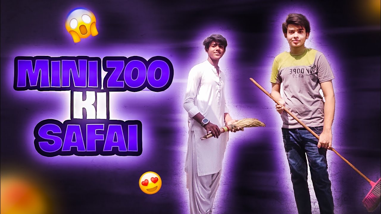 Mini Zoo Ki Safai 😍 | #vlog No 4 | BJ vloging - YouTube