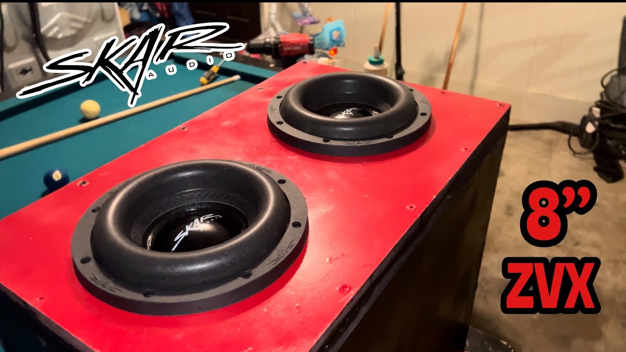 THE SKAR ZVX 8s ARE READY FOR ACTION!! | 8 Inch Subwoofers - YouTube