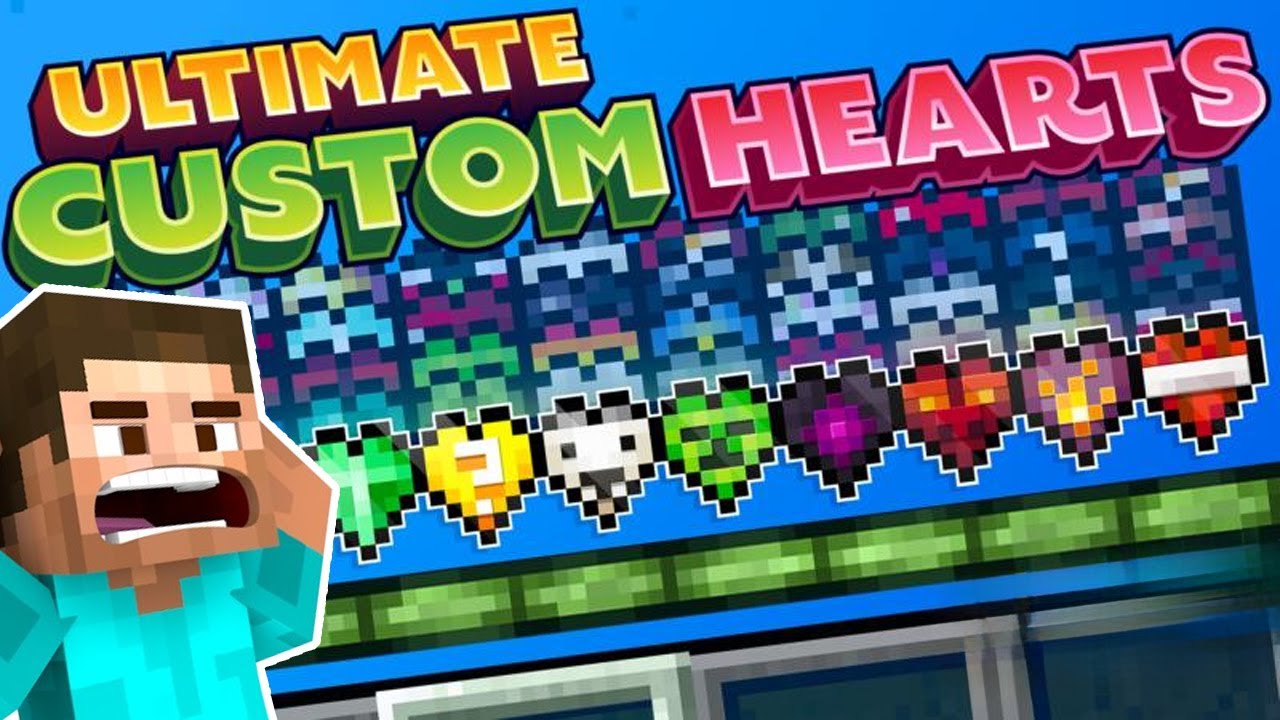 Exploring the New Custom Hearts Mod Update in Minecraft! - YouTube