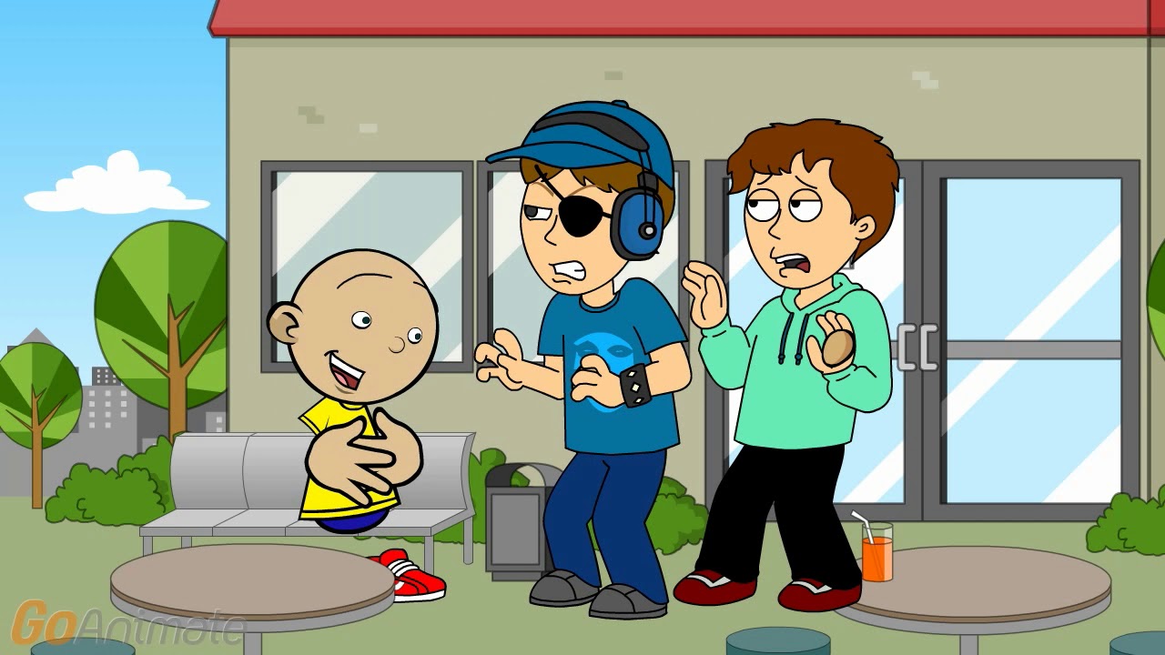 Caillou gets Grounded on April Fools/Easter - YouTube