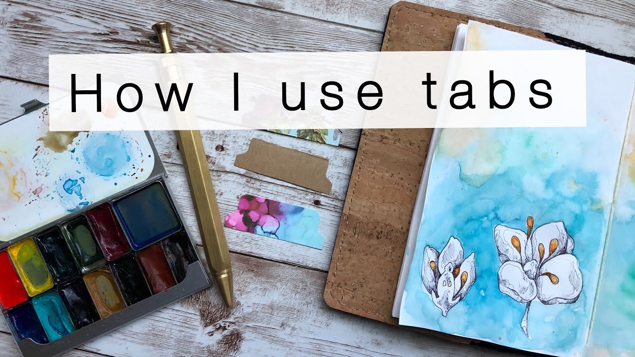 How I use tabs | Journal with me - YouTube