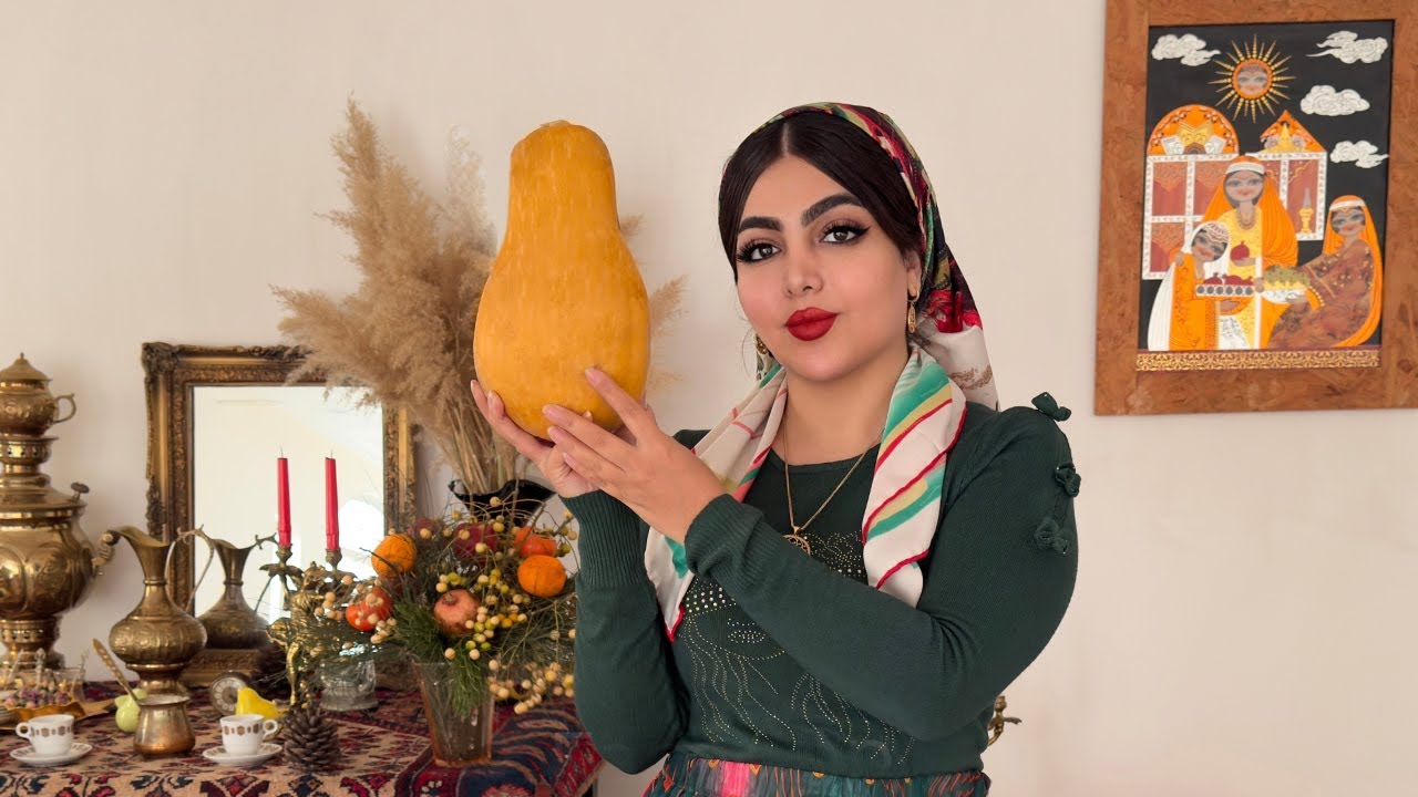 🌄👩‍🍳Baking Traditional Iranian Pumpkin Pastry | My Rural Life | Village ...