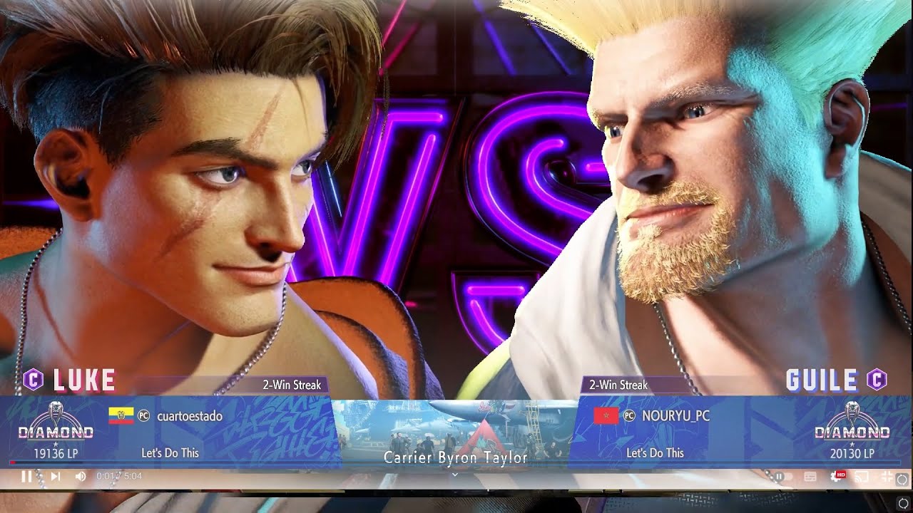 cuartoestado (Luke) vs NOURYU_PC (Guile) Ranked Match SF6 - YouTube