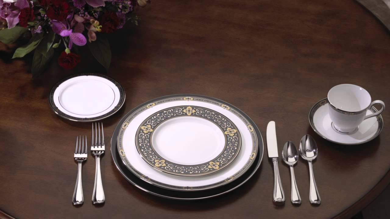 Lenox Place Setting How To - YouTube
