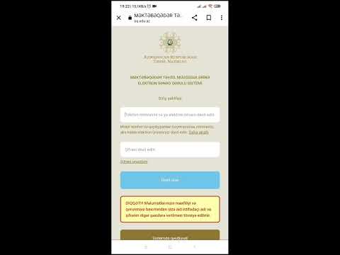 Övladımın Şəxsi kabinetinə necə daxil olum?(Məktəbəqədər təhsil müəssisələrinə qeydiyyatla bağlı)