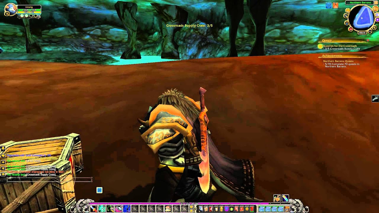 Supplies for the Crossroads Quest Playthrough - Northern Barrens - YouTube