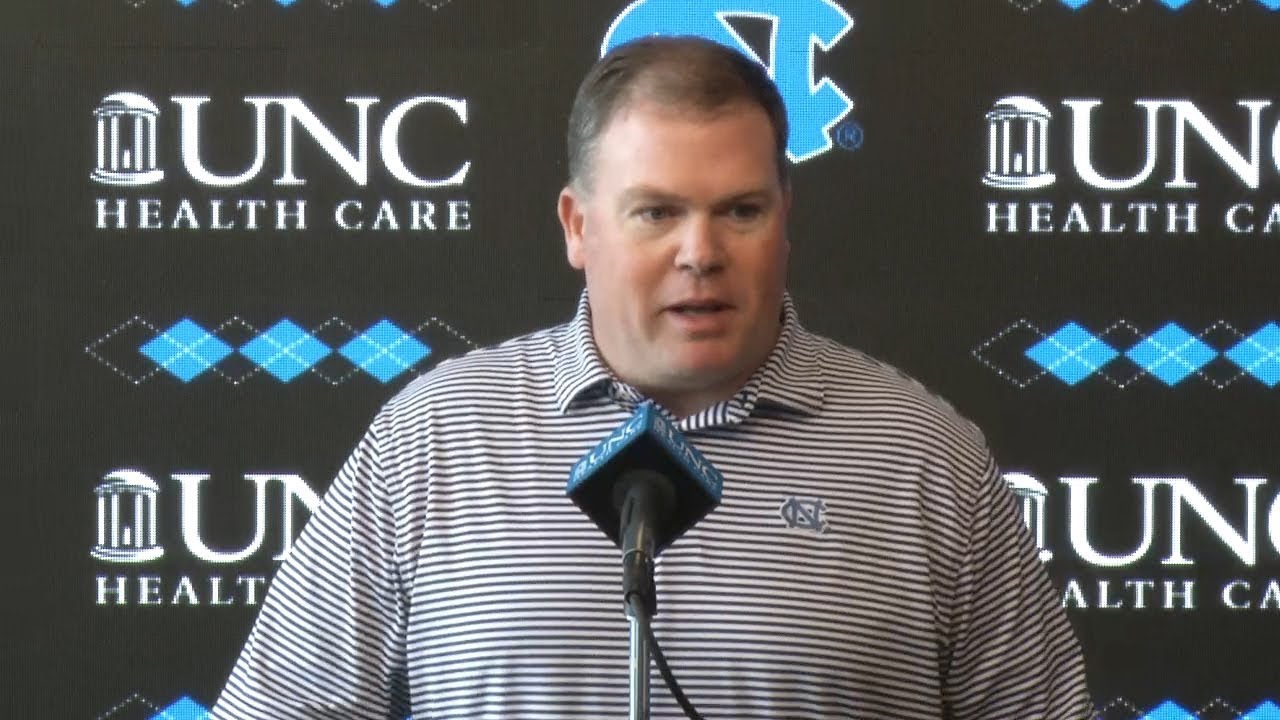 UNC Football: Jay Bateman Press Conference 082619 - YouTube