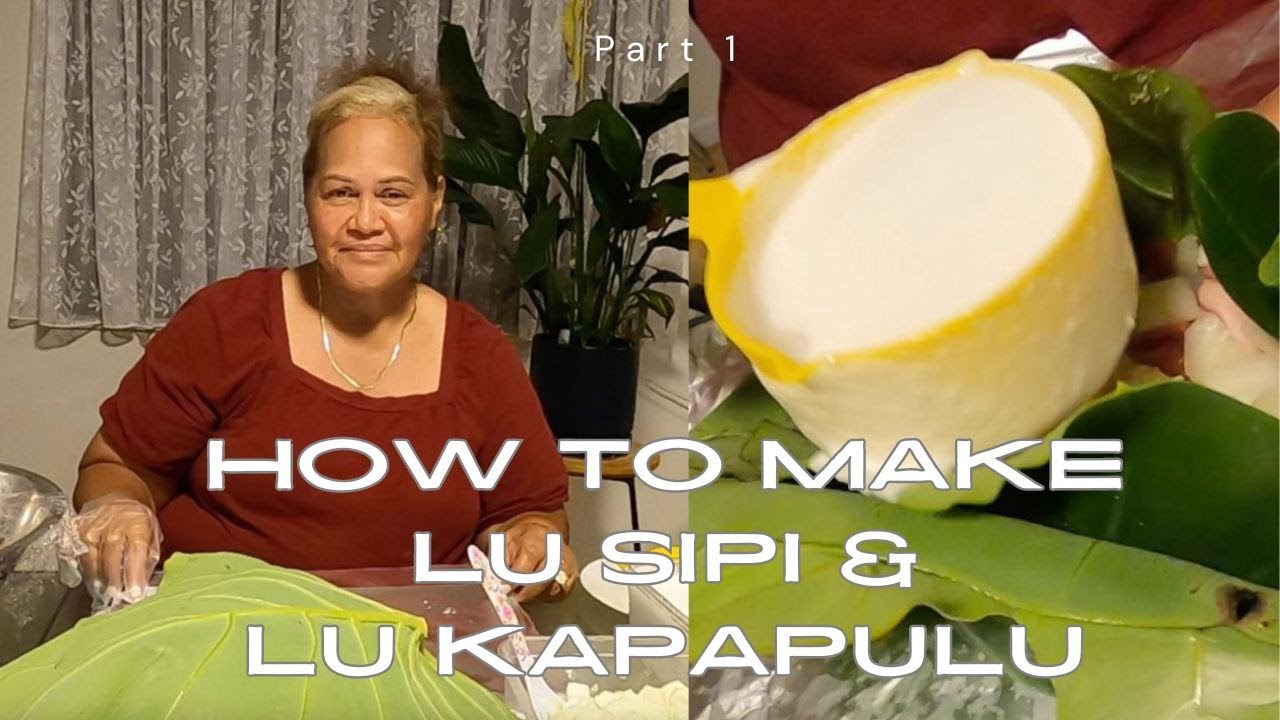 How to make Lu Sipi & Lu Kapapulu #tonganrecipes #lukapapulu #lusipi # ...