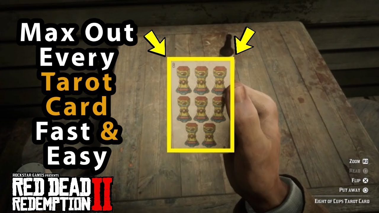 Max Out Every Tarot Card Fast & Easy in Red Dead Online - YouTube