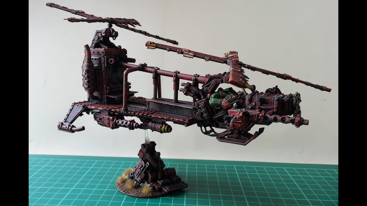 WH40k Warhammer 40k Ork army Chinork scratch converted built and ...