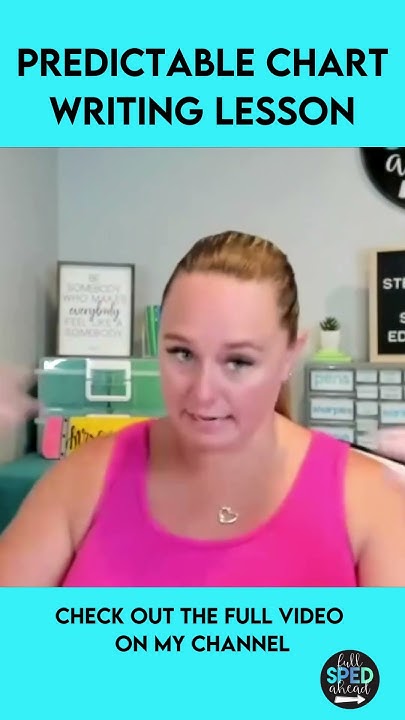 Predictable Chart Writing #spedtacher | Full SPED Ahead - YouTube
