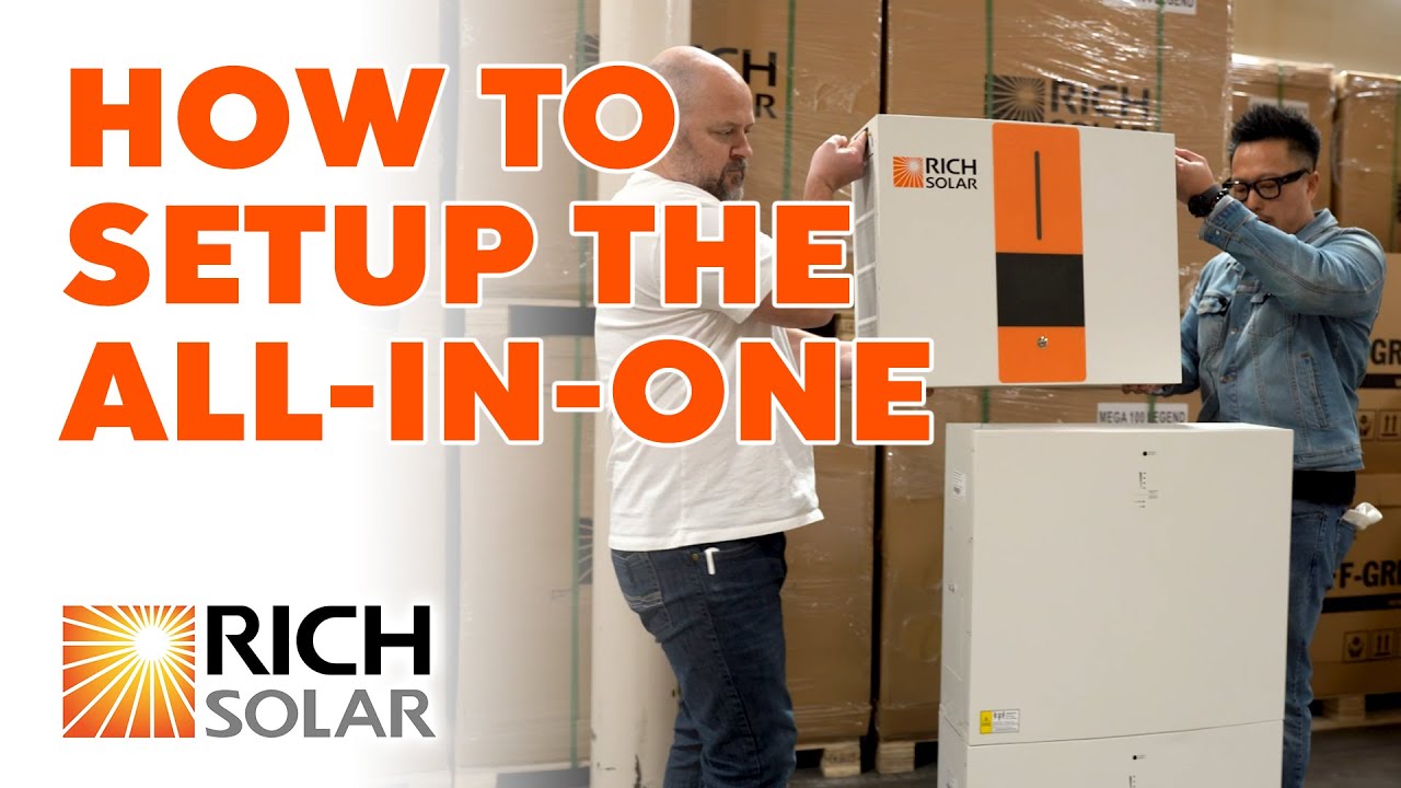 Rich Solar Talk: How to Setup the Rich Solar ALPHA All-In-One System - YouTube