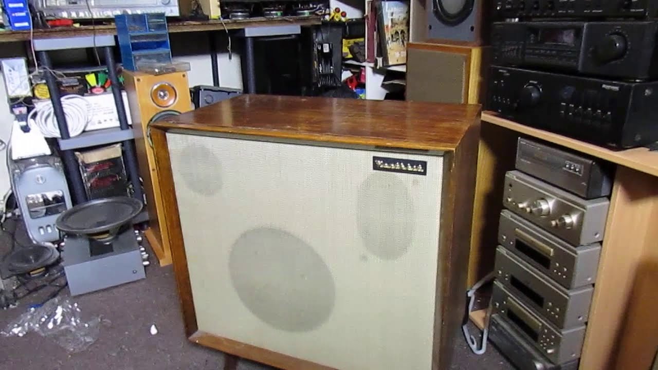 12" FANE ACOUSTICS SPEAKER SYSTEM 1961 - YouTube