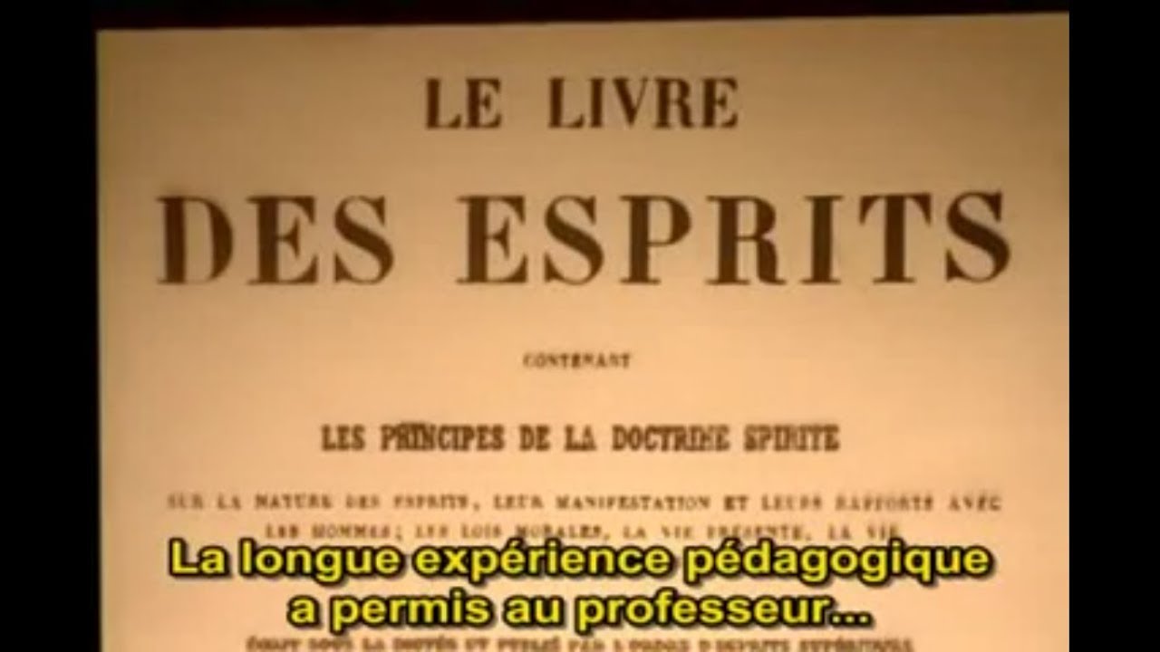 Spiritisme : De Kardec A Nos Jours. Documentaire VOSTFR - YouTube