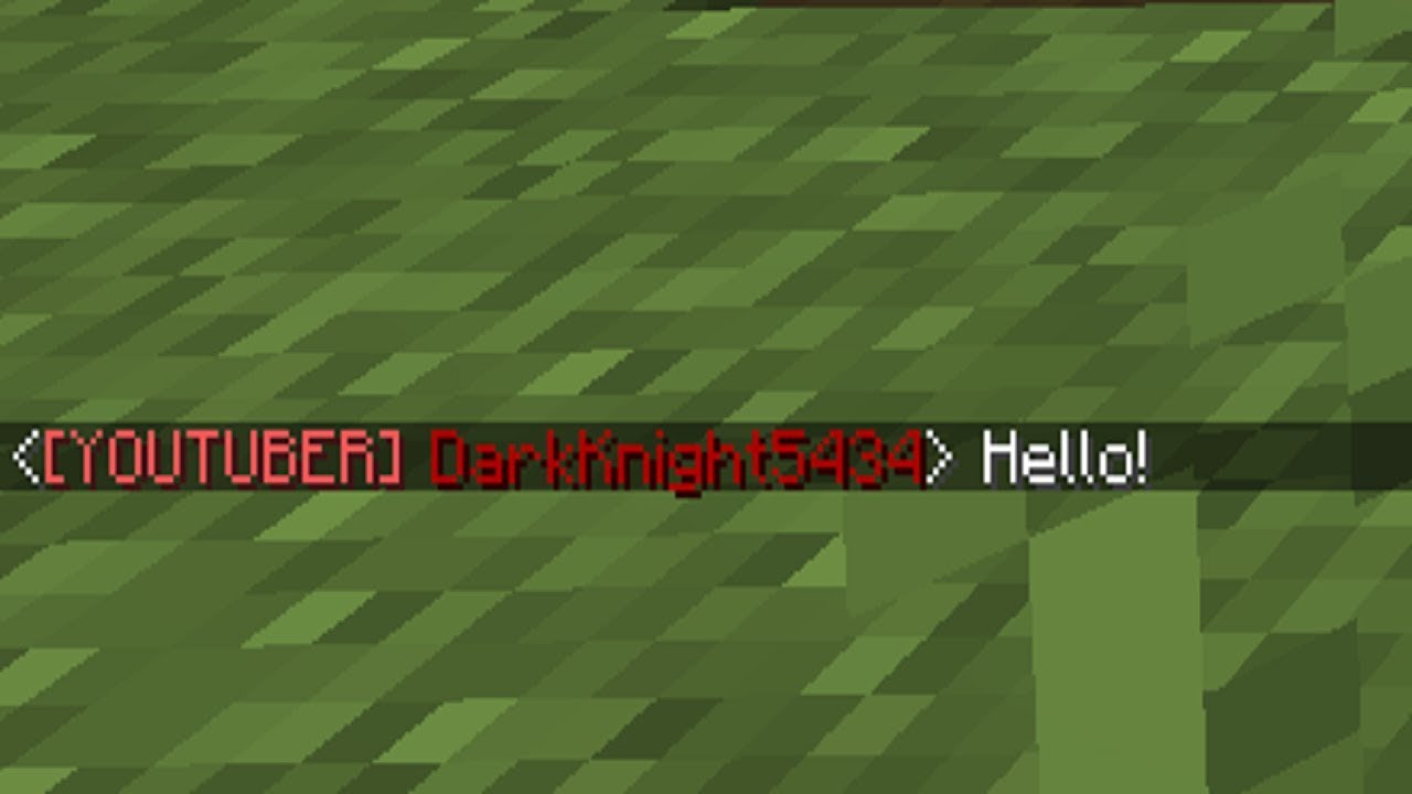 How to get PREFIXES (TAGS/RANKS) in Minecraft! (1.14+) - YouTube