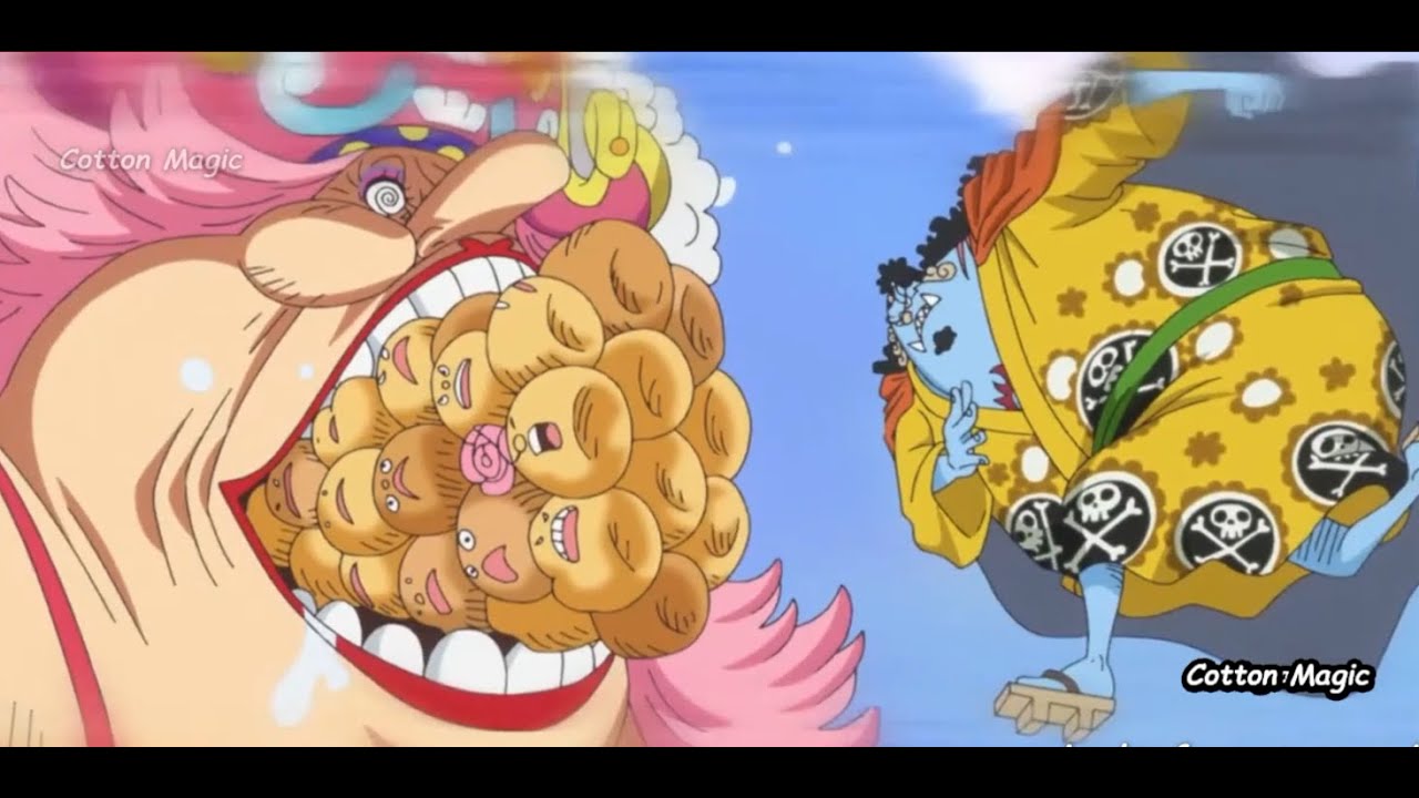 Jimbei Smack Big Mom's Mouth. One Piece. - YouTube