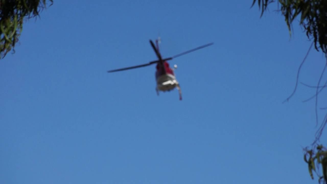 OCFA - Fire Helicopter collecting water from Laguna Niguel Regional ...
