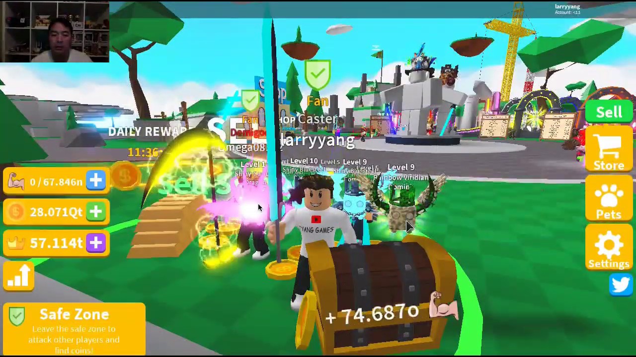 ROBLOX Saber Simulator - We finally achieved the Caster Class! - YouTube