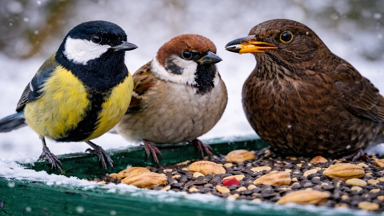 LIVE Bird Feeder Cam 🐦 Wild Backyard Birds | Real Nature Sounds - YouTube