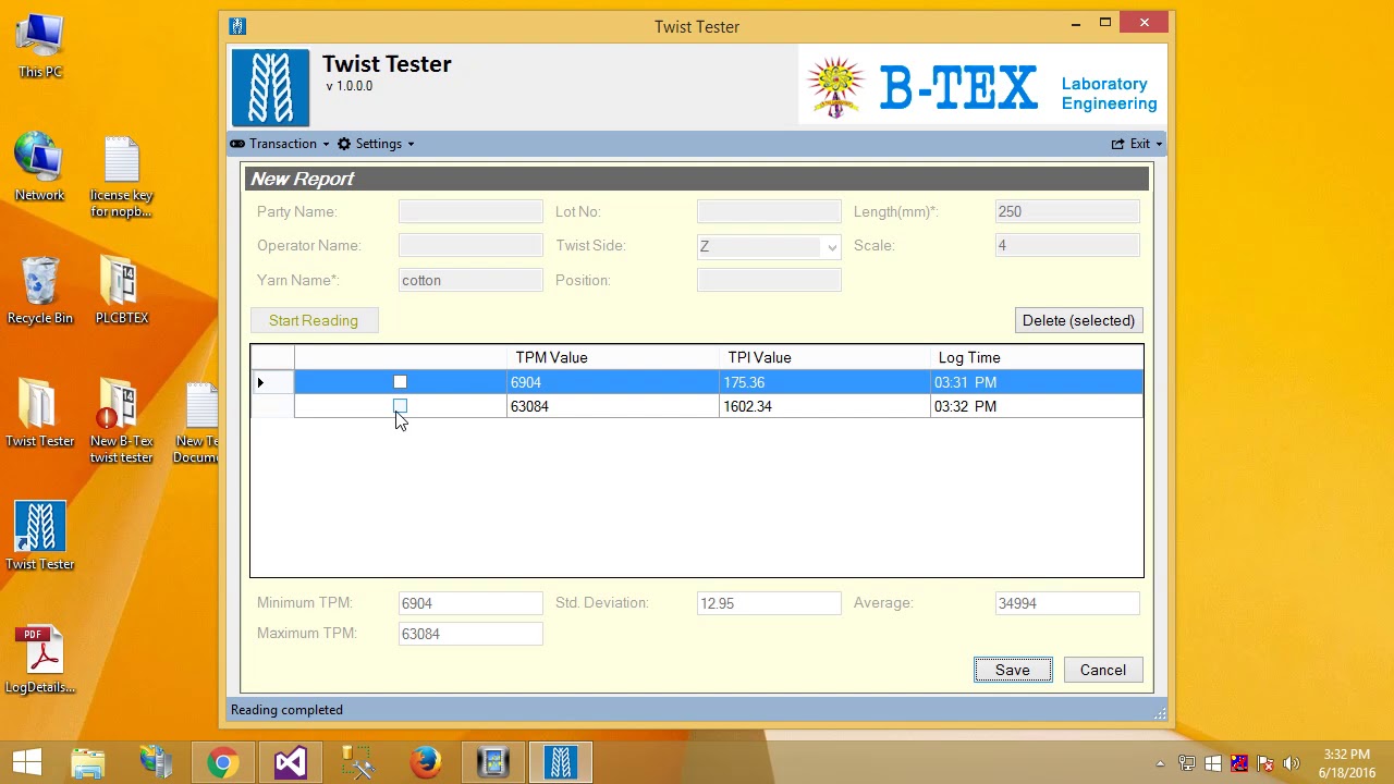 Automatic Twist Tester Software video - YouTube