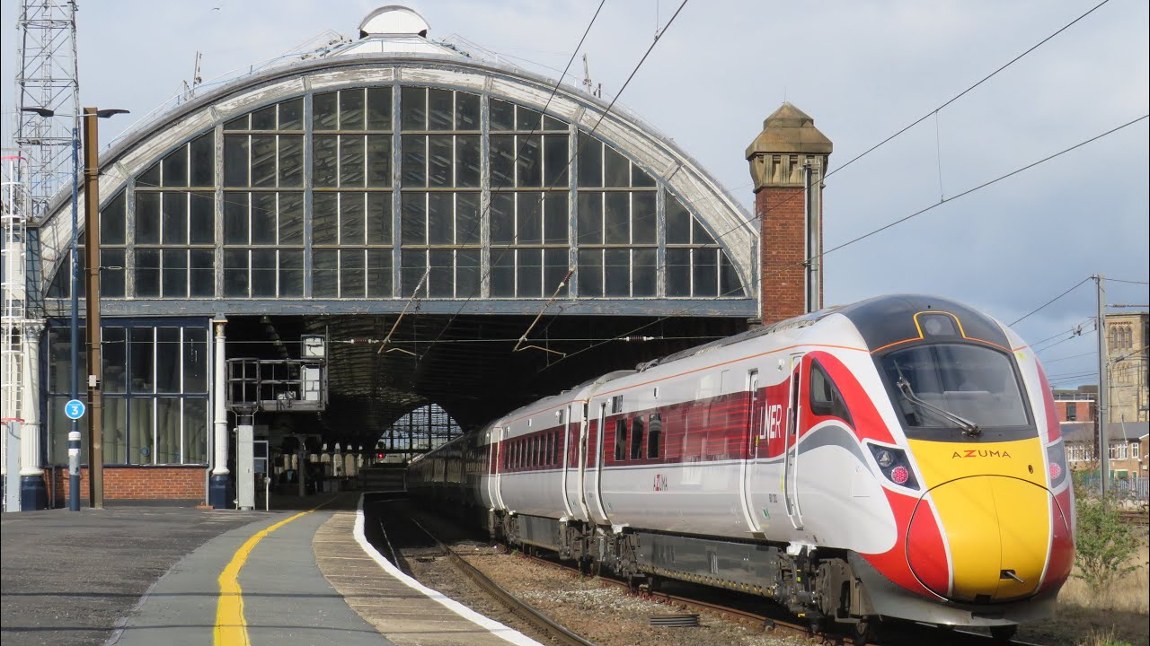 LNER Azuma 801203 At Darlington | 01/04/22 - YouTube