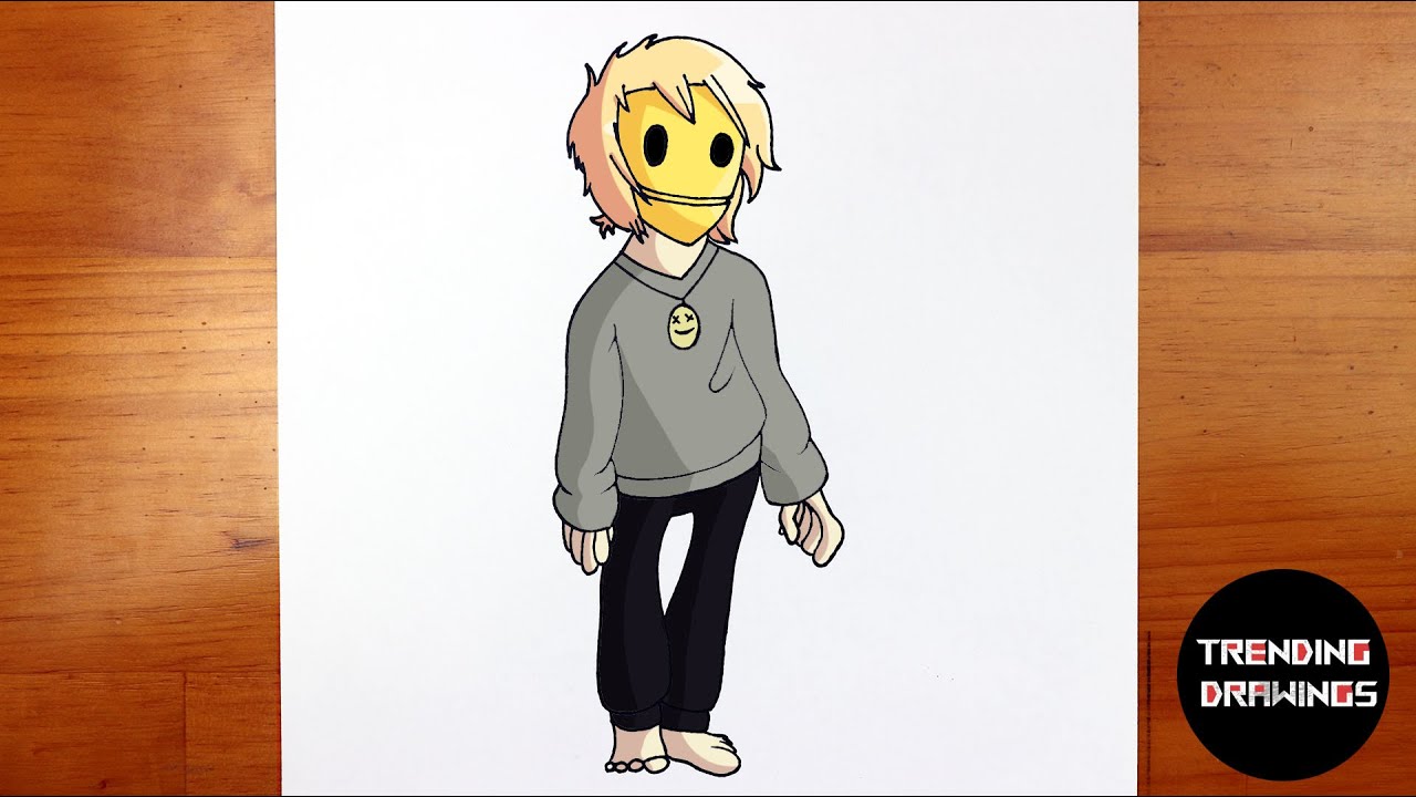 How To Draw FNF MOD Character - Brightside Easy Step by Step - YouTube