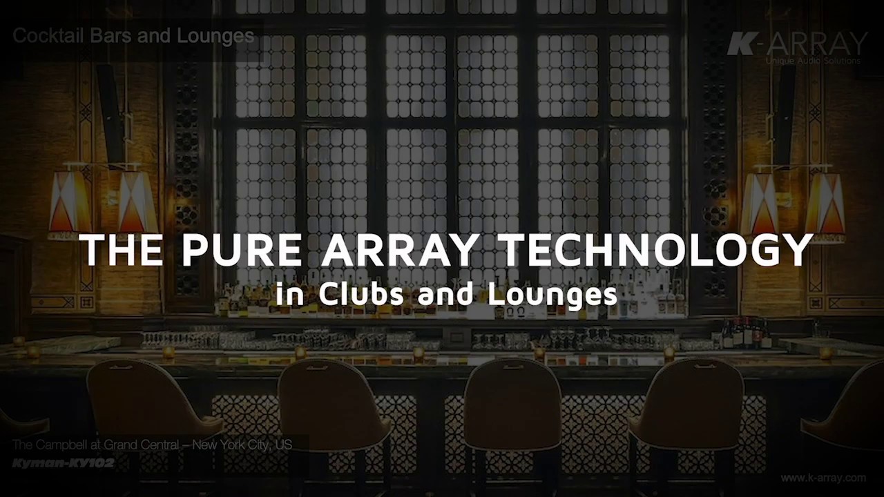 K-array Pure Array Technology for Nightclubs and Lounges - YouTube