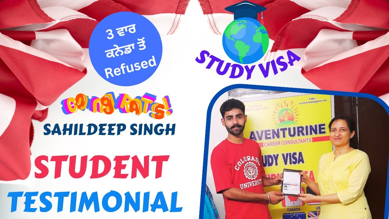 Congratulations Sahildeep Singh for getting USA study visa within 2 ...